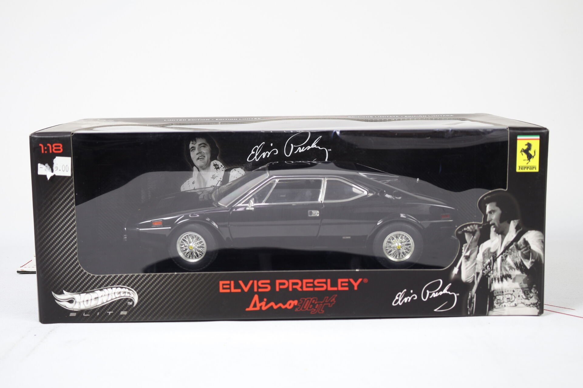 1/18 MATTEL HOT WHEELS - FERRARI - DINO 308 GT4 1975 PERSONAL CAR ELVIS ...