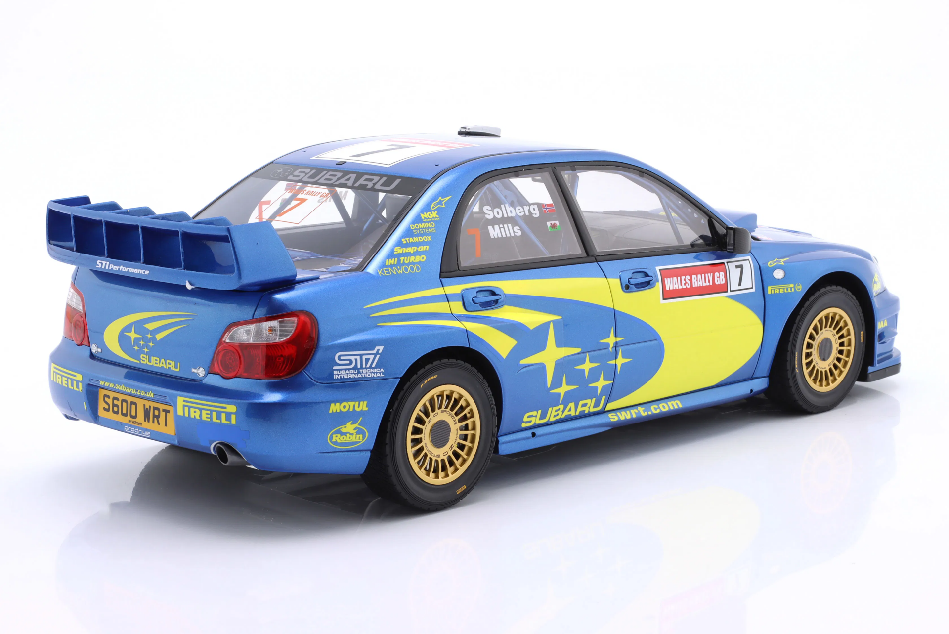 1/12 OTTO - SUBARU - IMPREZA S9 WRC03 N 7 WINNER RALLY WALES GB 2003 ...